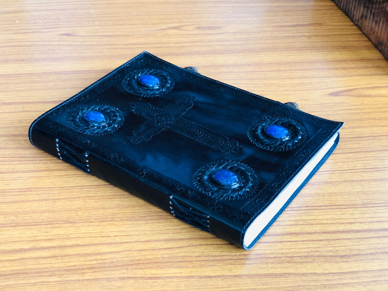 Cross Leather Journal Handmade Large Celtic Cross Notebook - Etsy