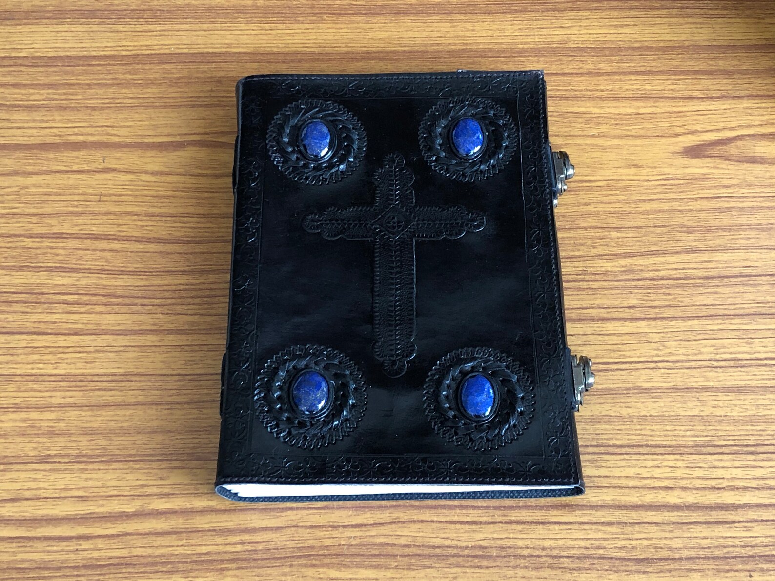 Cross Leather Journal Handmade Large Celtic Cross Notebook - Etsy