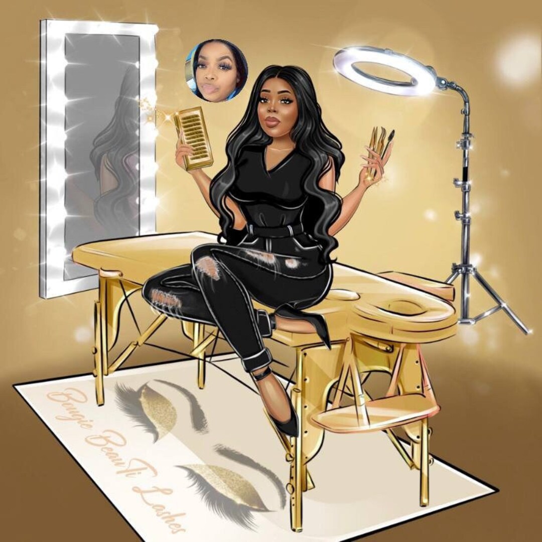 Lash Technician Logo, Lashes Studio Logo, Lash Extensions Logo Design ...