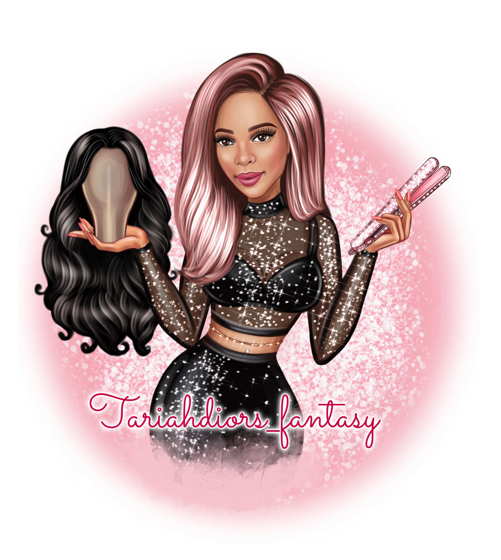 Hair Extensions Logo Design Hair Extension Master Logo Hair - Etsy