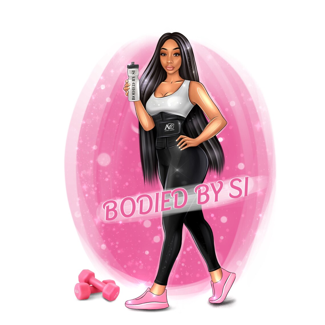 Fitness Instructor Logo Personal Trainer Logo Fit Woman Gym | Etsy