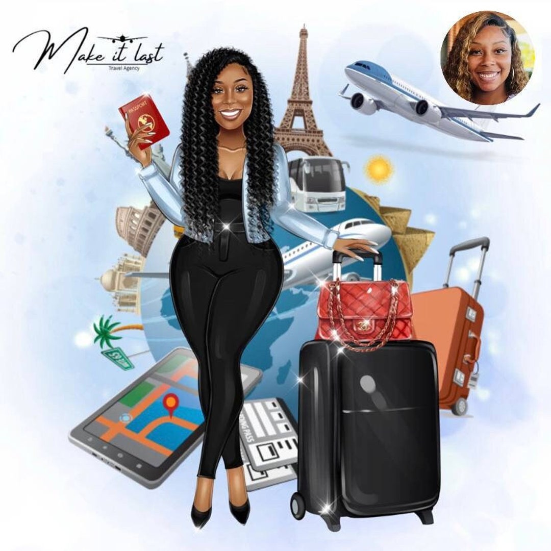 Travel Agency Custom Logo, Pilot Cartoon Logo, Travel Agent Logo ...