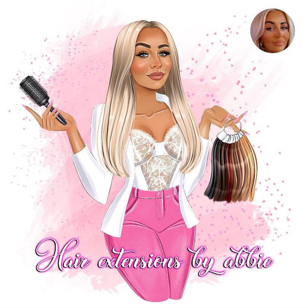 Hair Extensions Logo Design, Hair Extension Master Logo, Hair Bundles ...