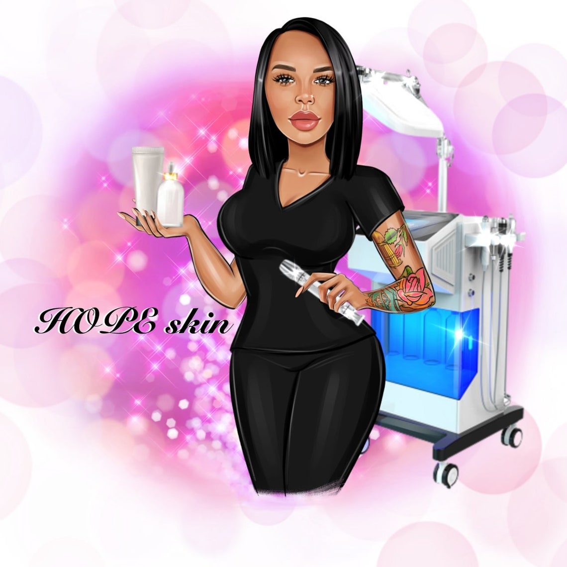 Esthetician Logo Design Aesthetician Portrait Beauty Salon - Etsy Canada