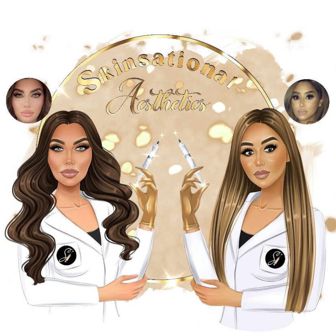 Esthetician Logo Design, Aesthetician Portrait, Nurse Logo, Salon Logo ...