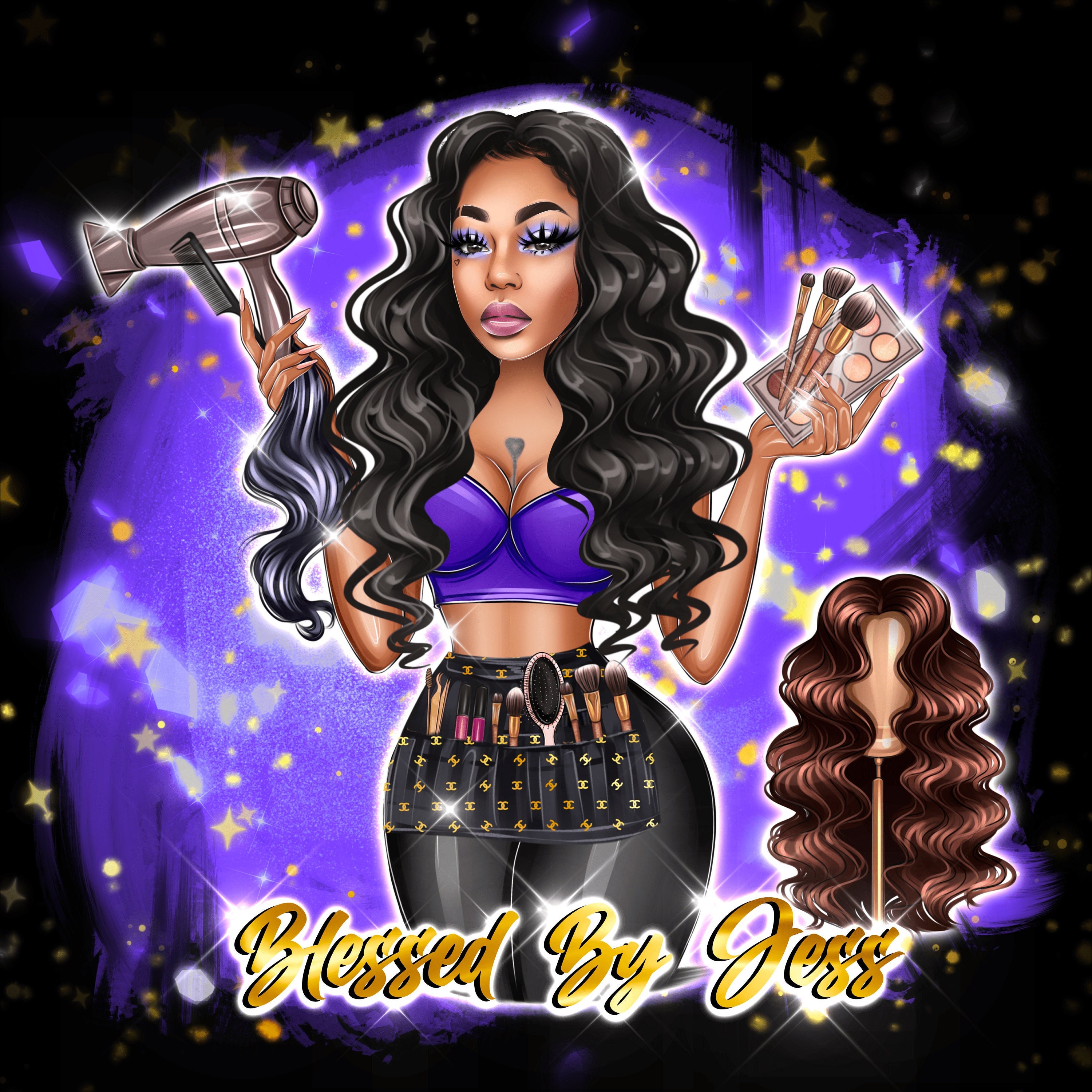 Hair Extension Logo Design