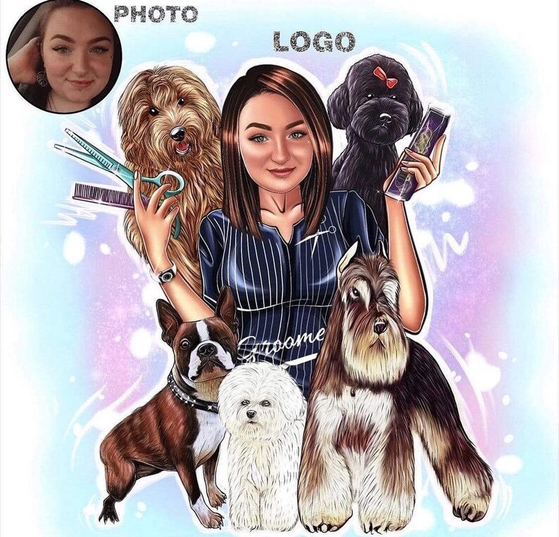 Custom Cartoon Logo Cartoon Logo for Business Cartoon - Etsy