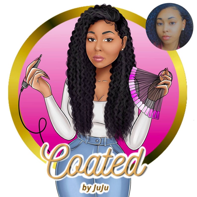 Nail Artist Logo Nail Studio Logo Logo With Color Street - Etsy