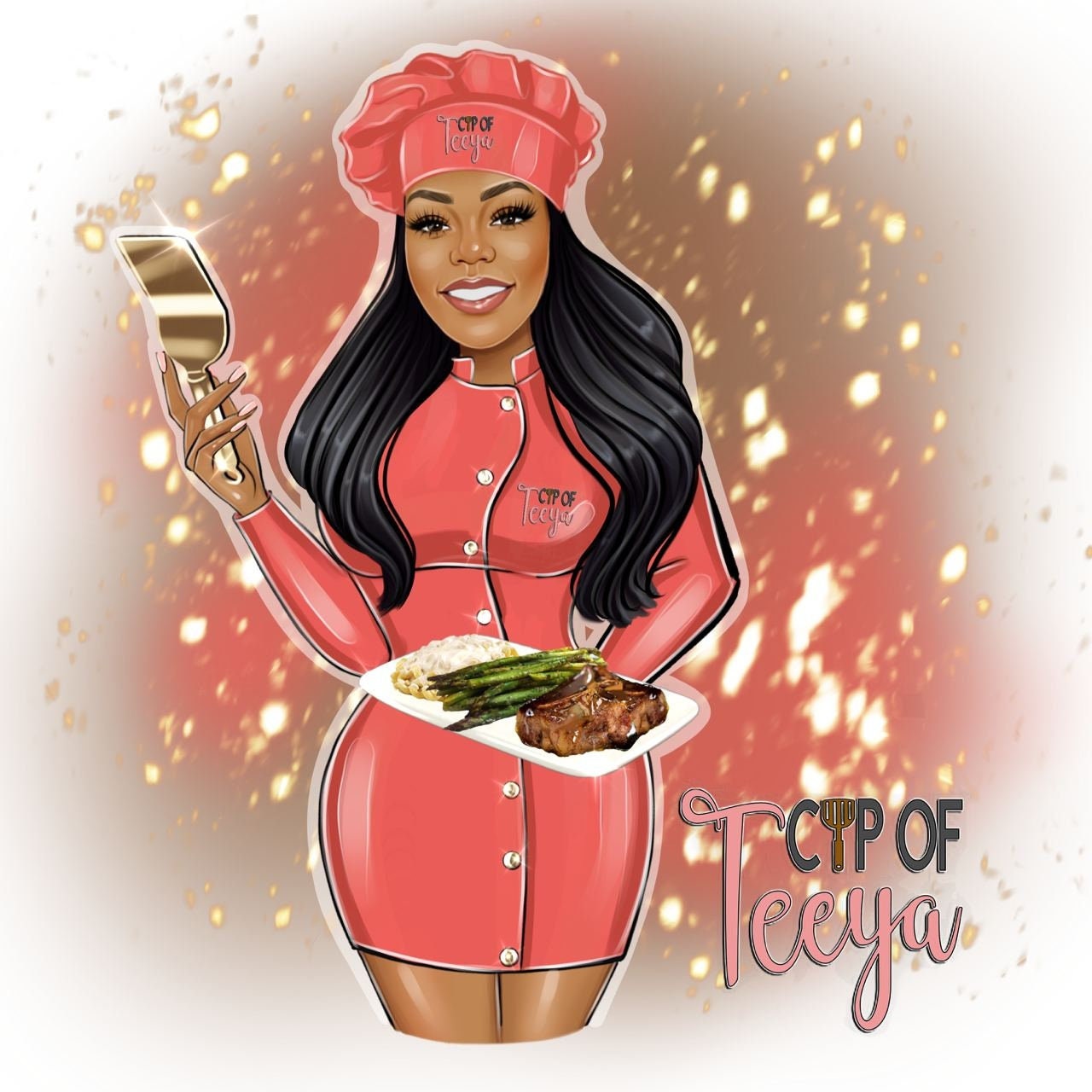 Chef Logo Restaurant Baker Cartoon Logo Design Cake Shop - Etsy Canada