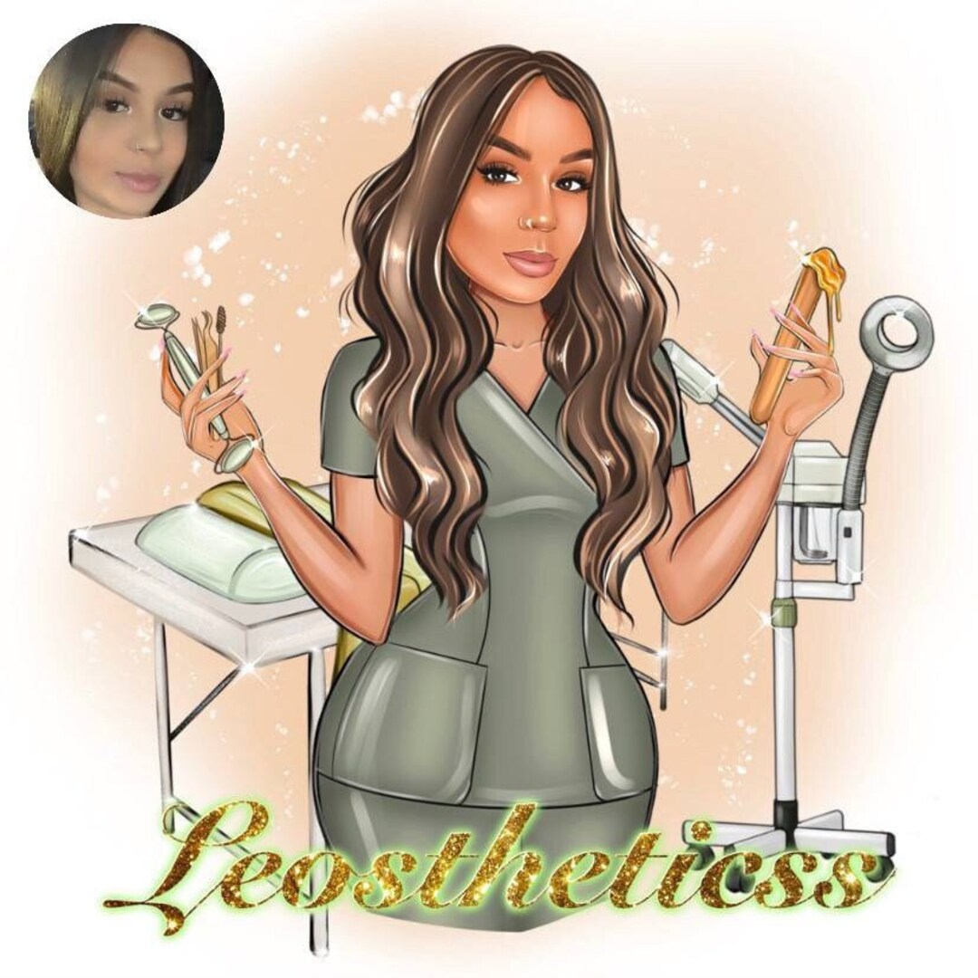 Esthetician Logo Design, Aesthetician Portrait, Nurse Logo, Salon Logo ...