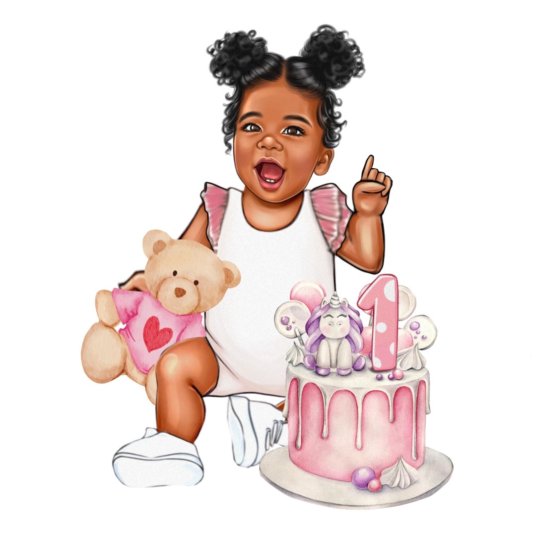 Kids Portrait, Custom Logo for Daughter, Childrens Boutique Logo ...