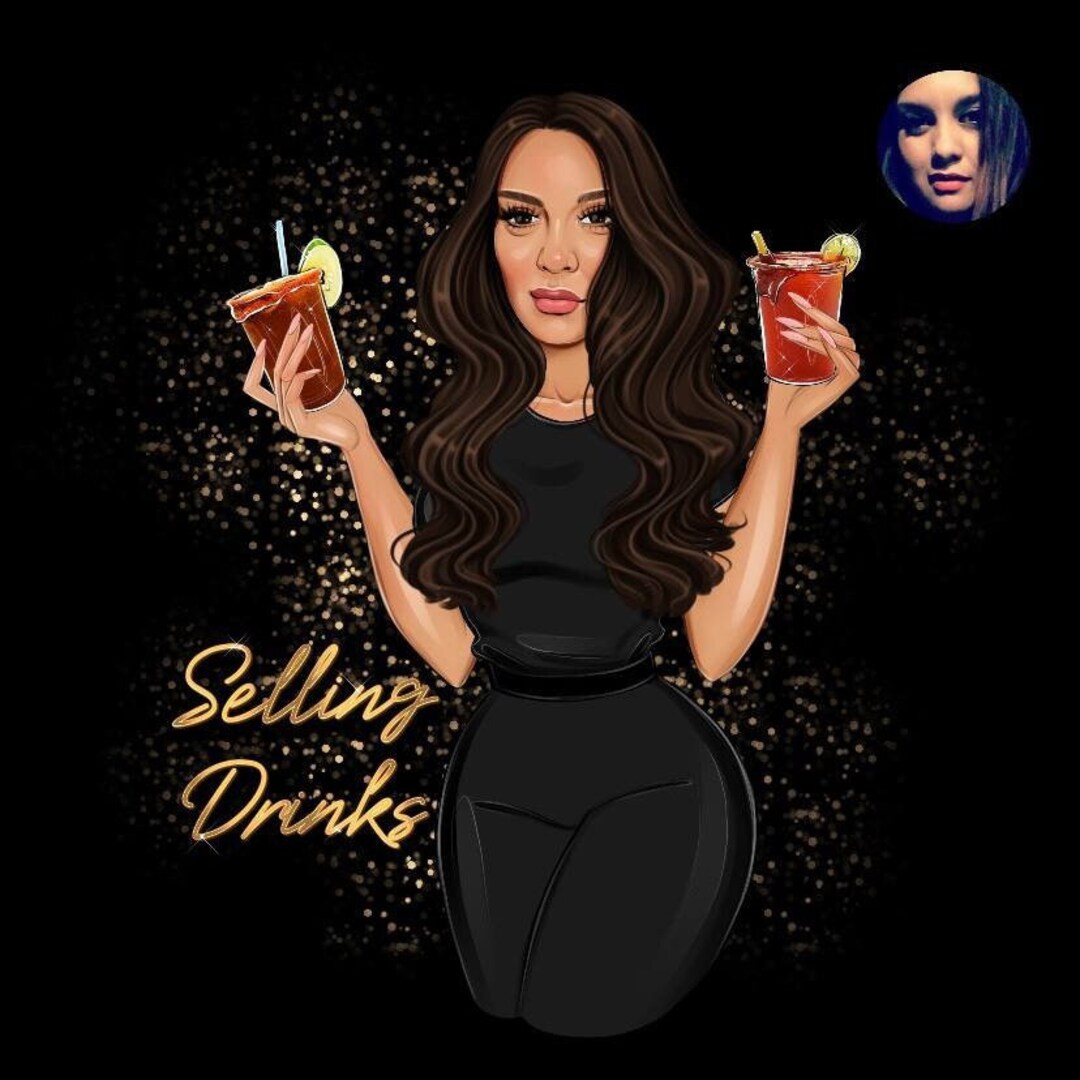 Bartender Logo Design, Custom Logo Design, Waitress Logo Design, Mobile ...