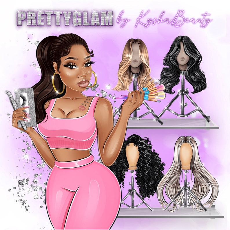 Hair Extensions Logo Design Hair Extension Master Logo Hair - Etsy