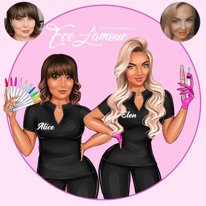 Nail Artist Logo Nail Studio Logo Logo With Color Street - Etsy