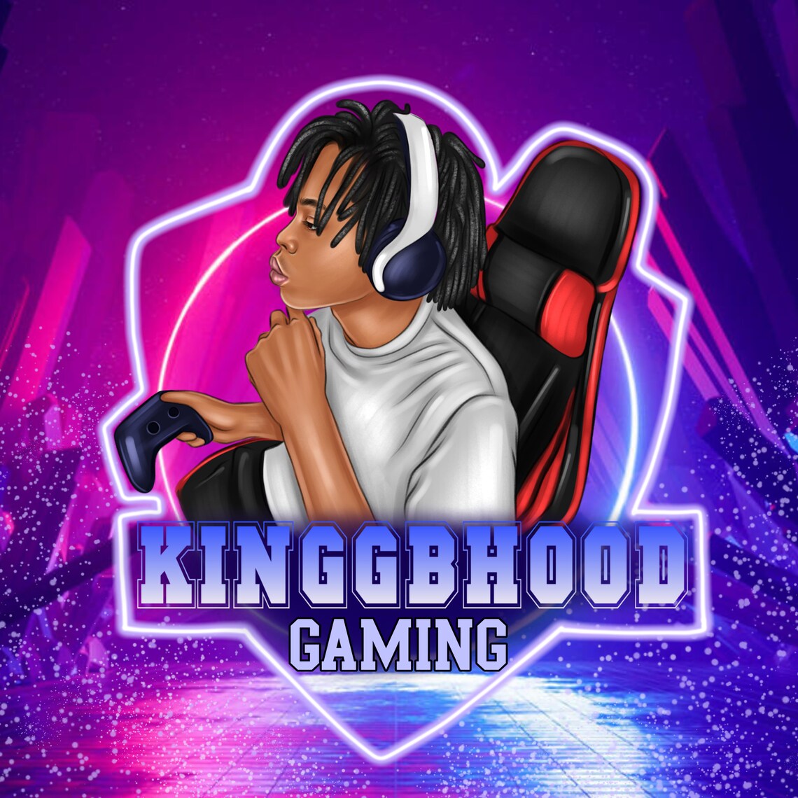 Gaming Logo Custom Gamer Logo Gaming Mascot Logo Cartoon | Etsy