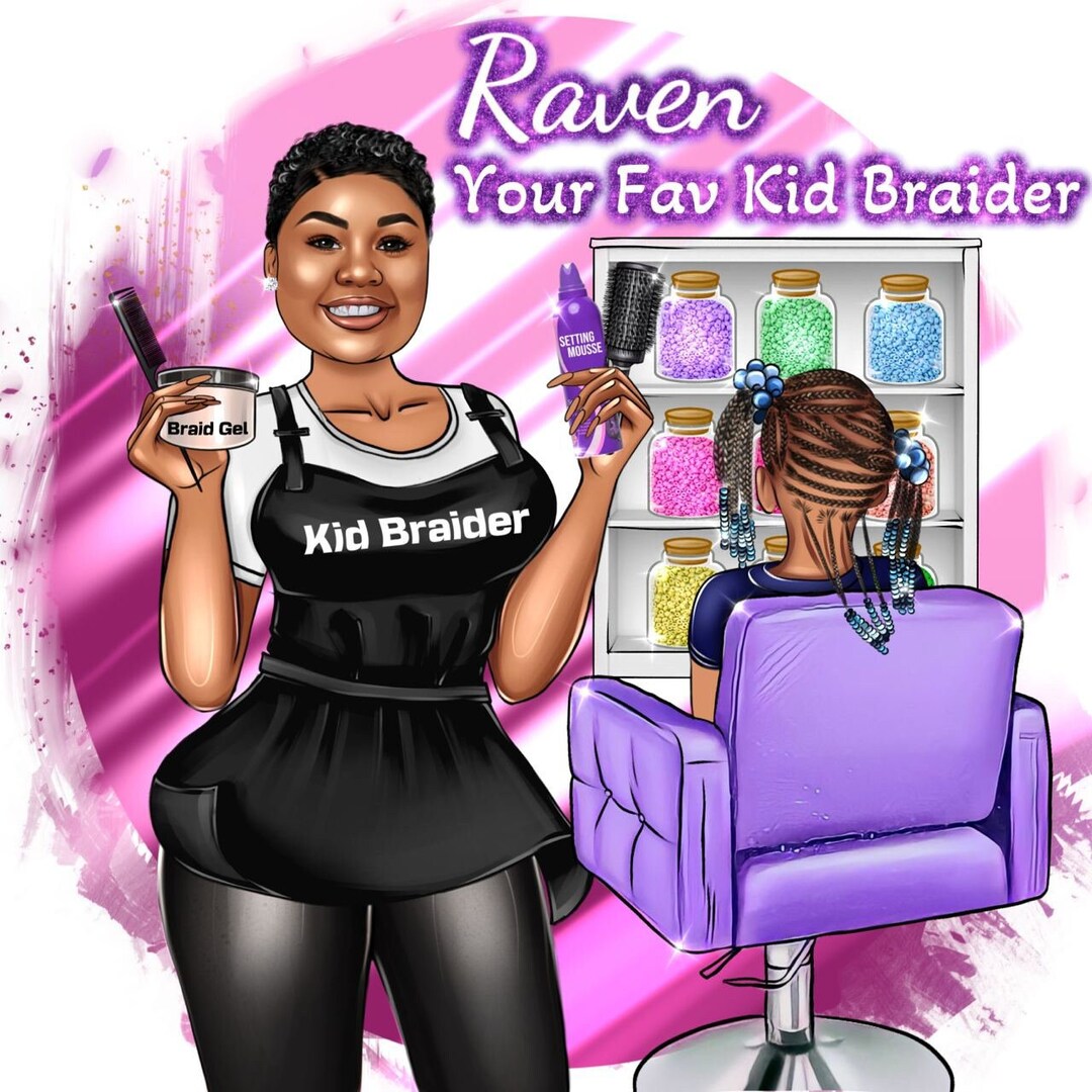 Braider Logo, Hairdresser Logo Portrait, Beauty Salon Logo, Hair Studio ...