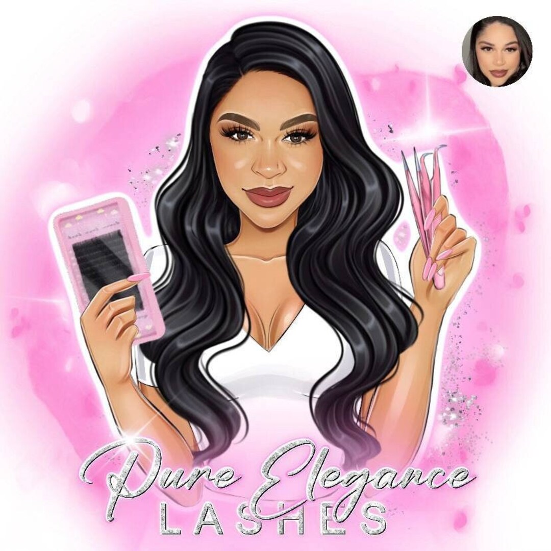 Lash Technician Logo, Lashes Studio Logo, Lash Extensions Logo Design ...