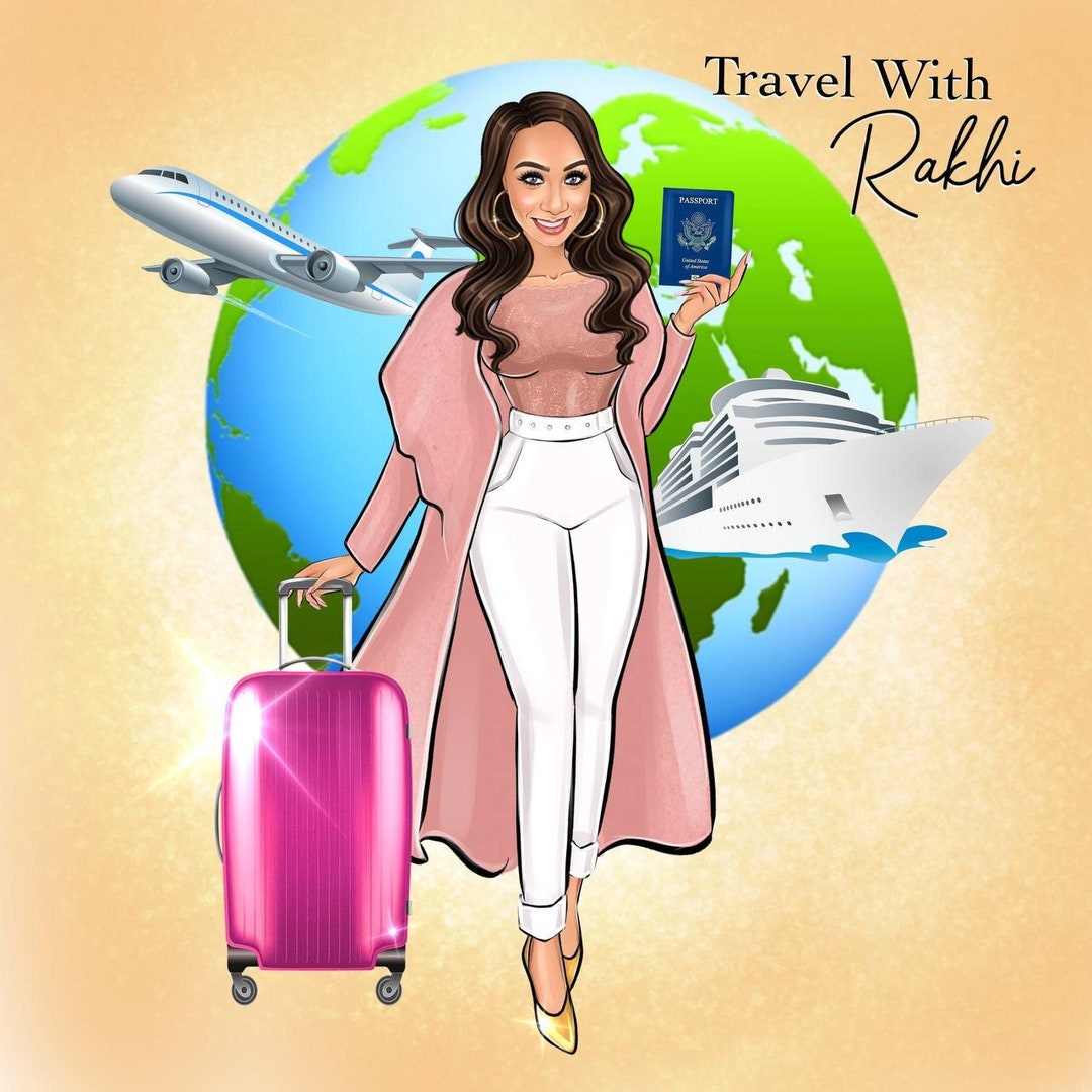 Travel Agency Custom Logo, Pilot Cartoon Logo, Travel Agent Logo ...