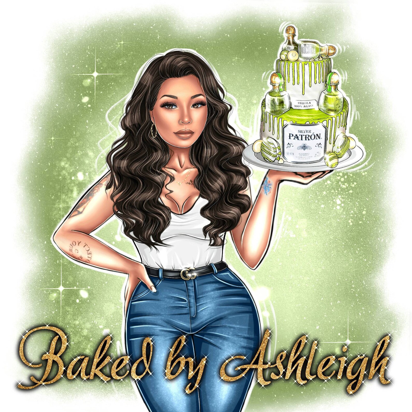 Baker Cartoon Logo Design Cake Shop Logo Dessert Maker Logo - Etsy