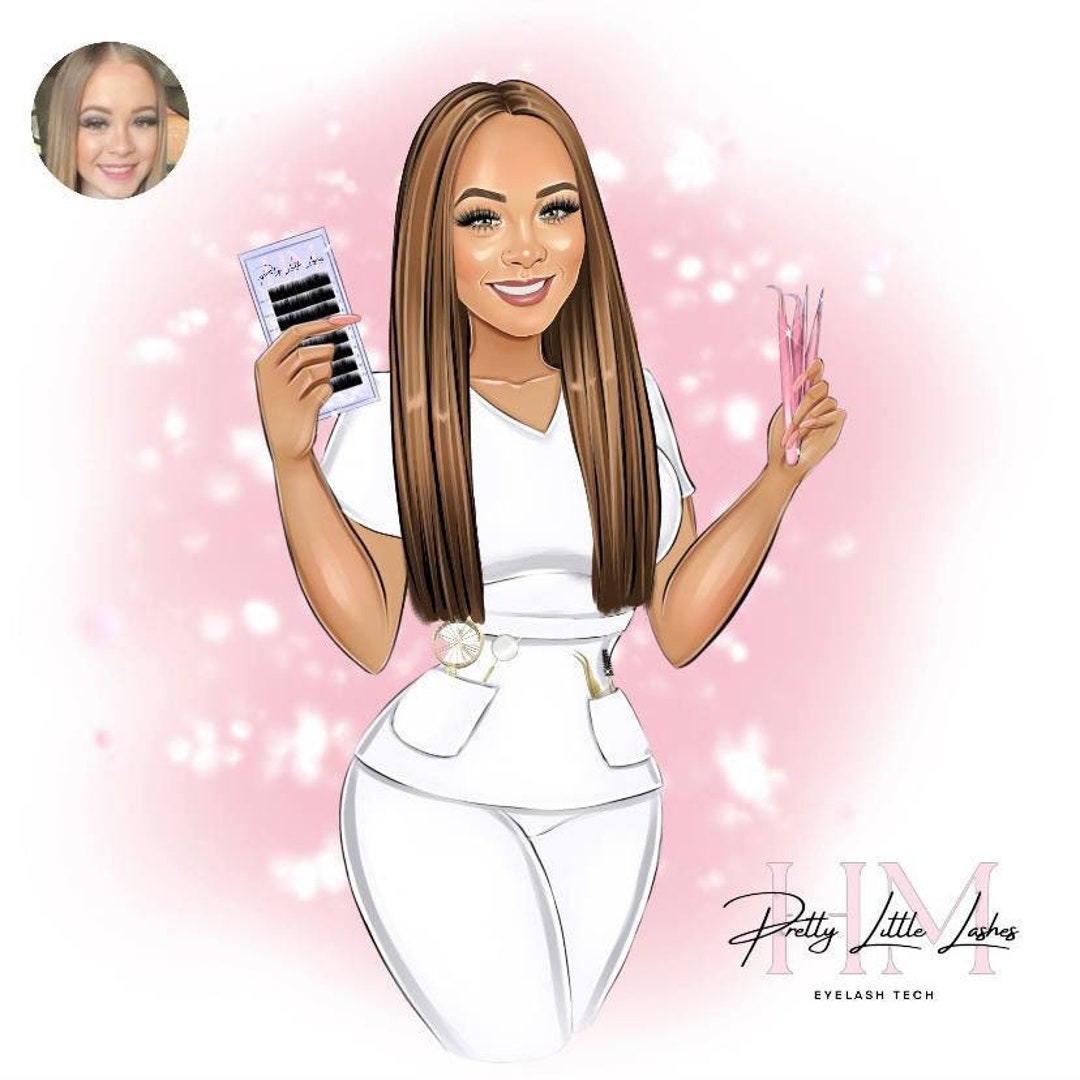 Lash Technician Logo, Lash Studio Logo, Lash Extensions Logo Design ...