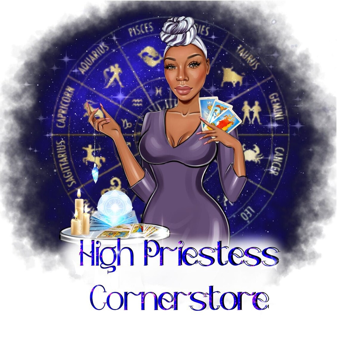 Tarot Logo Design Spiritual Logo Custom Logo Design Fortune - Etsy