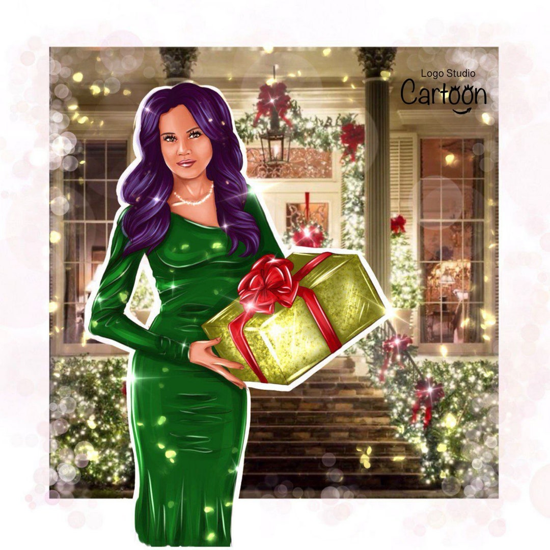 Christmas Portrait, Merry Christmas Gift, Christmas Family Gift, Gift ...