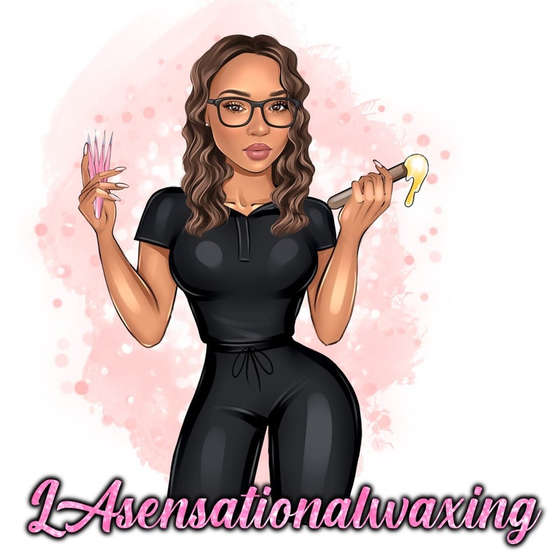 Sugaring Waxing Salon Branding Hair Wax Specialist Logo - Etsy