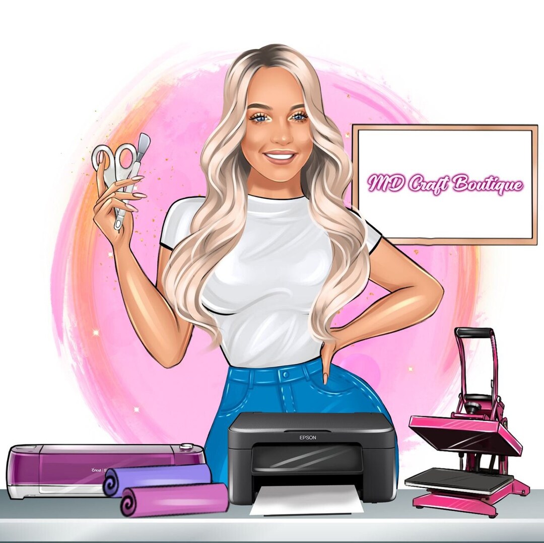 Crafting Logo Design, T-shirts Designer Logo, Tumbler Designer Logo ...