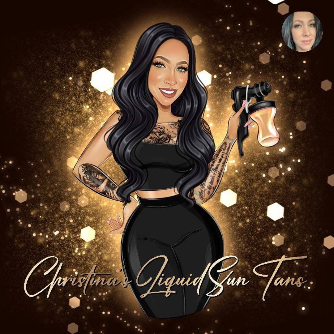 Spray Tan Logo, Tanning Artist Logo Design, Airbrush Tanning Studio ...