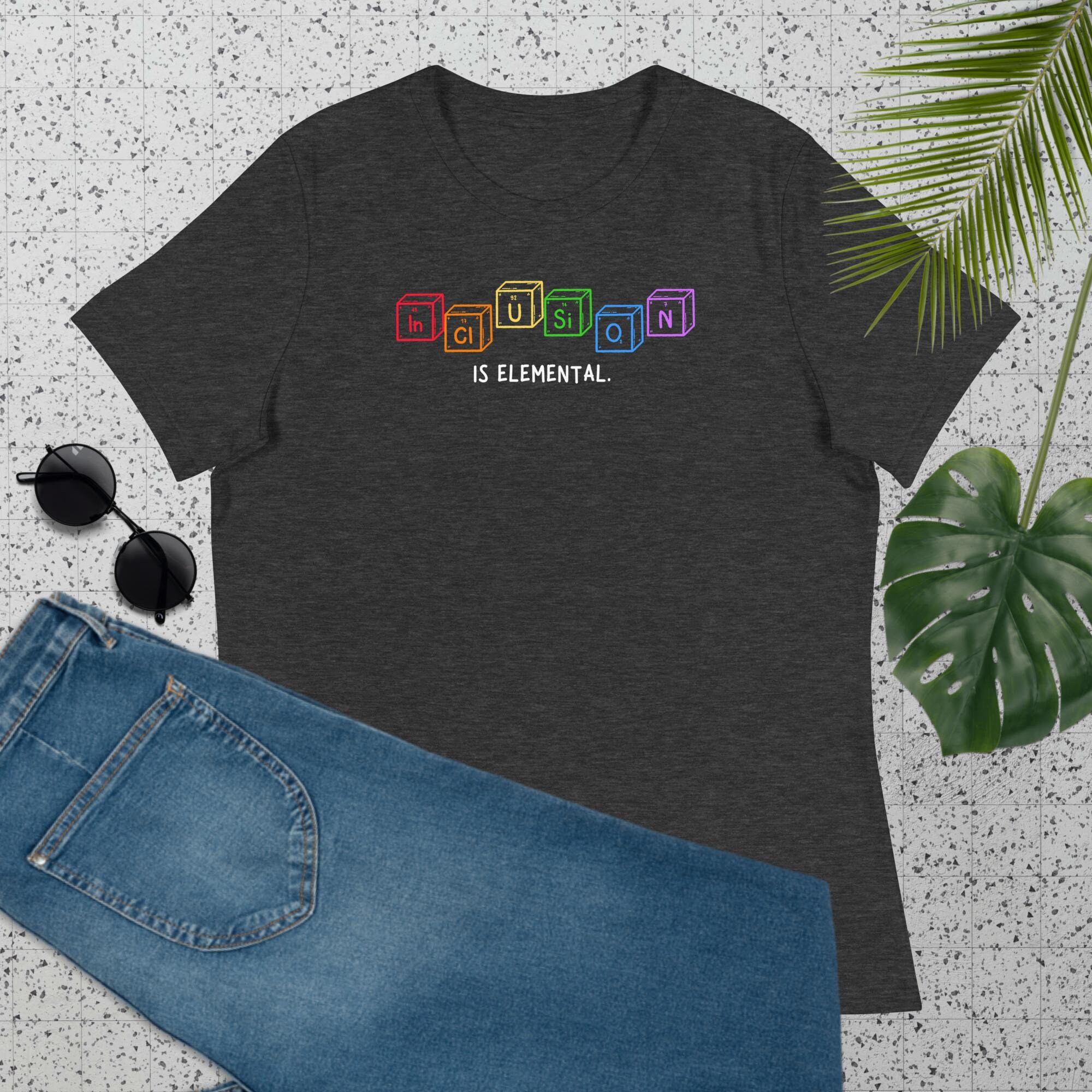 Inclusion is Elemental Rainbow Periodic Elements T-shirt - Etsy