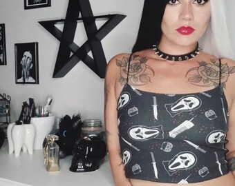 Scary Movie Crop Top - Etsy