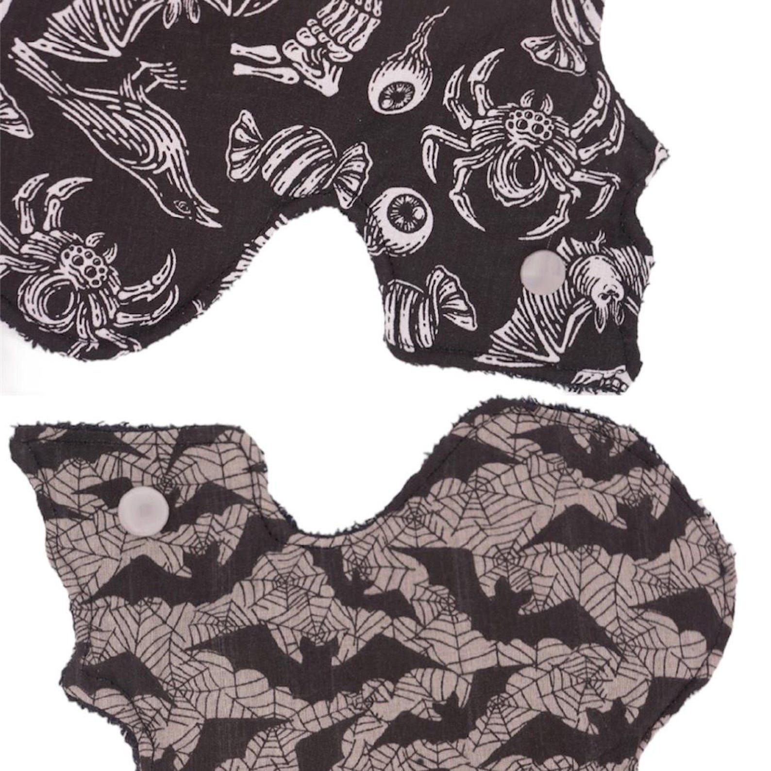 Gothic Reusable Cloth Sanitary Pads – Washable Panty Liners, Eco ...