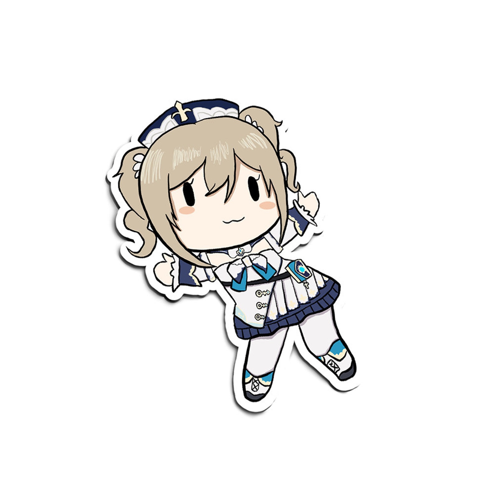 Barbara Sticker Genshin Impact Fanart Cute Chibi Art | Etsy