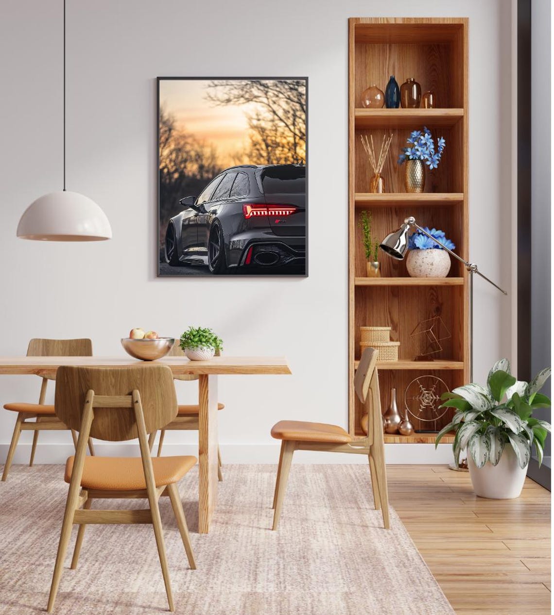 Audi RS6 Sunset Poster – Luxury Car Wall Art (digital Download) - Etsy