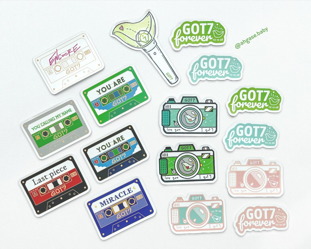 GOT7 Laptop Stickers • Waterproof Glossy Stickers • Vinyl Stickers - Etsy