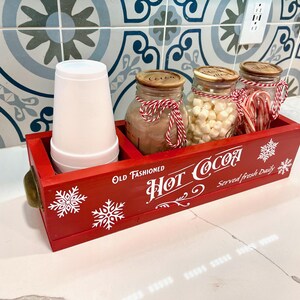 Customized Hot Cocoa Bar, Hot Cocoa Station, Hot Cocoa Caddy, Hot Chocolate Bar, Hot Chocolate ...