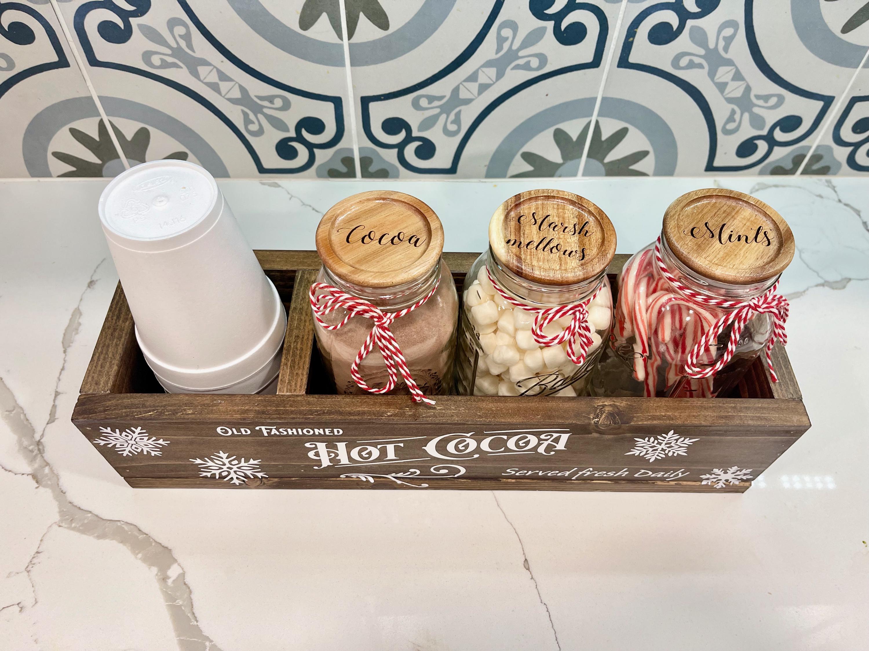 Customized Hot Cocoa Bar, Hot Cocoa Station, Hot Cocoa Box, Hot ...