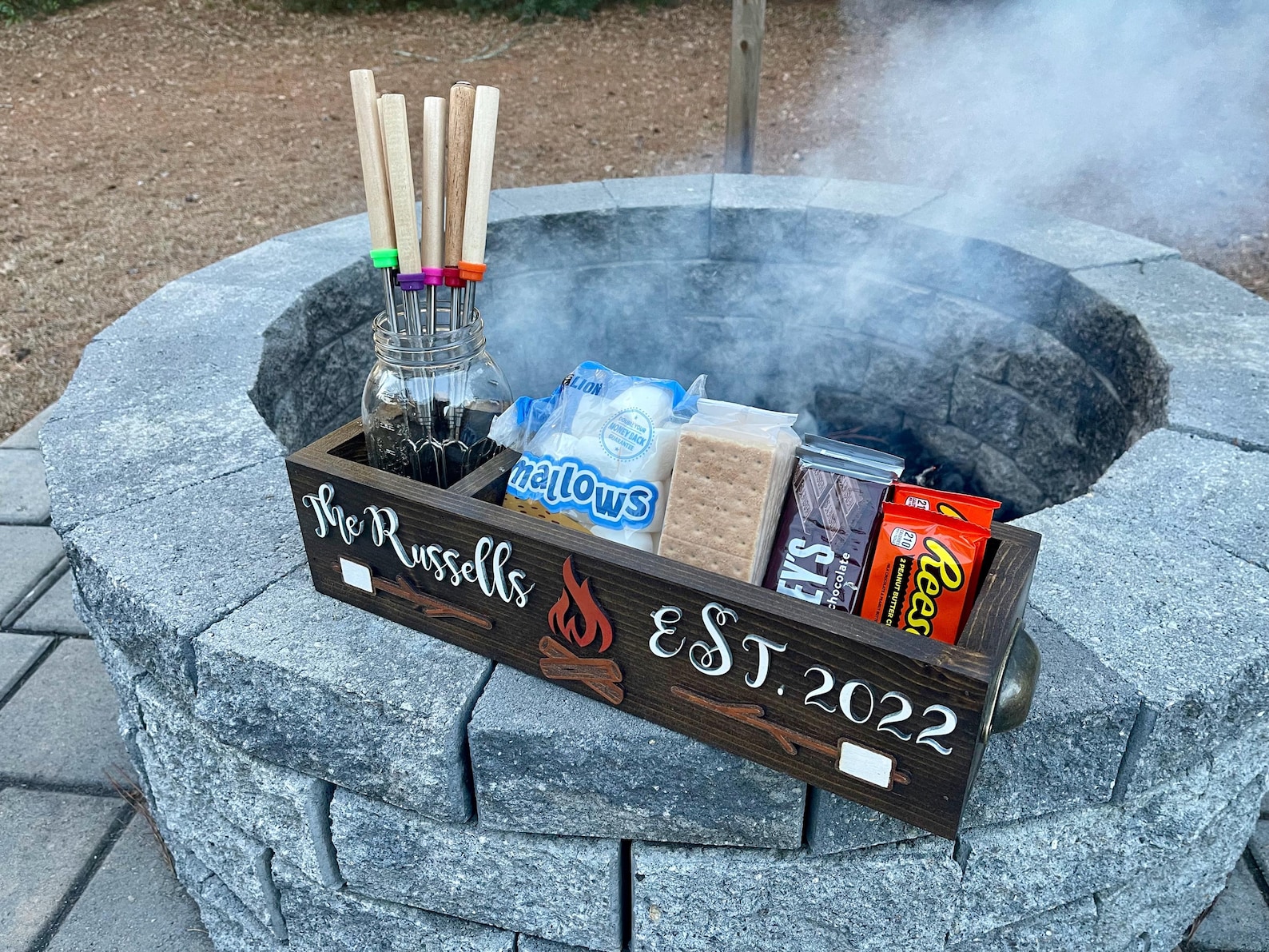 Outdoor Gift, Smores Gift Box, Personalized Wedding Gift, Fall ...
