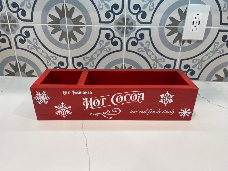 Customized Hot Cocoa Bar, Hot Cocoa Station, Hot Cocoa Caddy, Hot ...