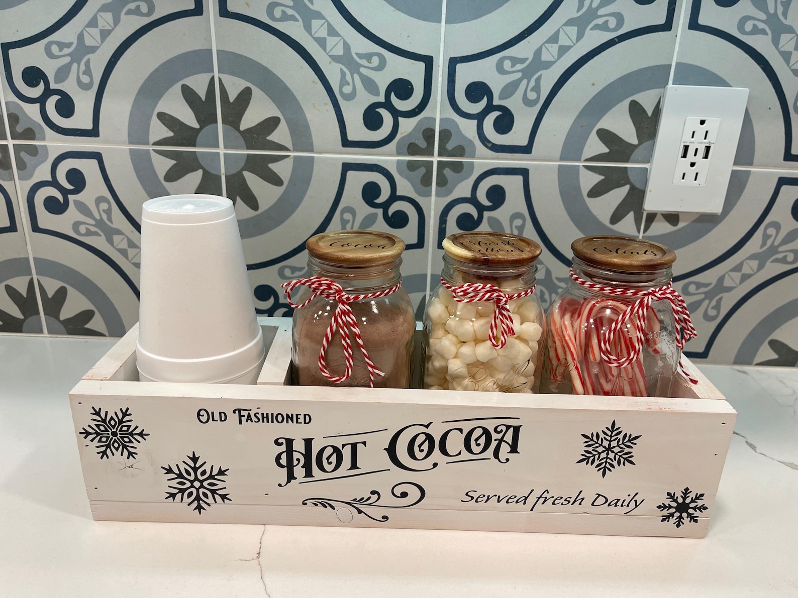 Customized Hot Cocoa Bar, Hot Cocoa Station, Hot Cocoa Box, Hot Chocolate Bar, Hot Cocoa Caddy ...