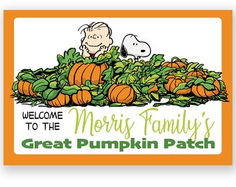 Peanuts Pumpkin Patch - Etsy