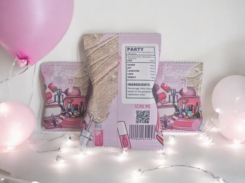 Personalised Birthday Favor | Crisp Packet, Chip Bags | Kids Birthday ...