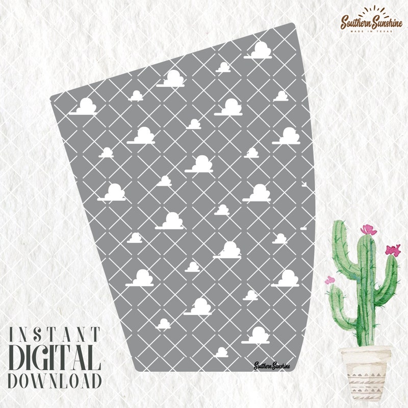 Toy Story Cloud Stencils - Etsy