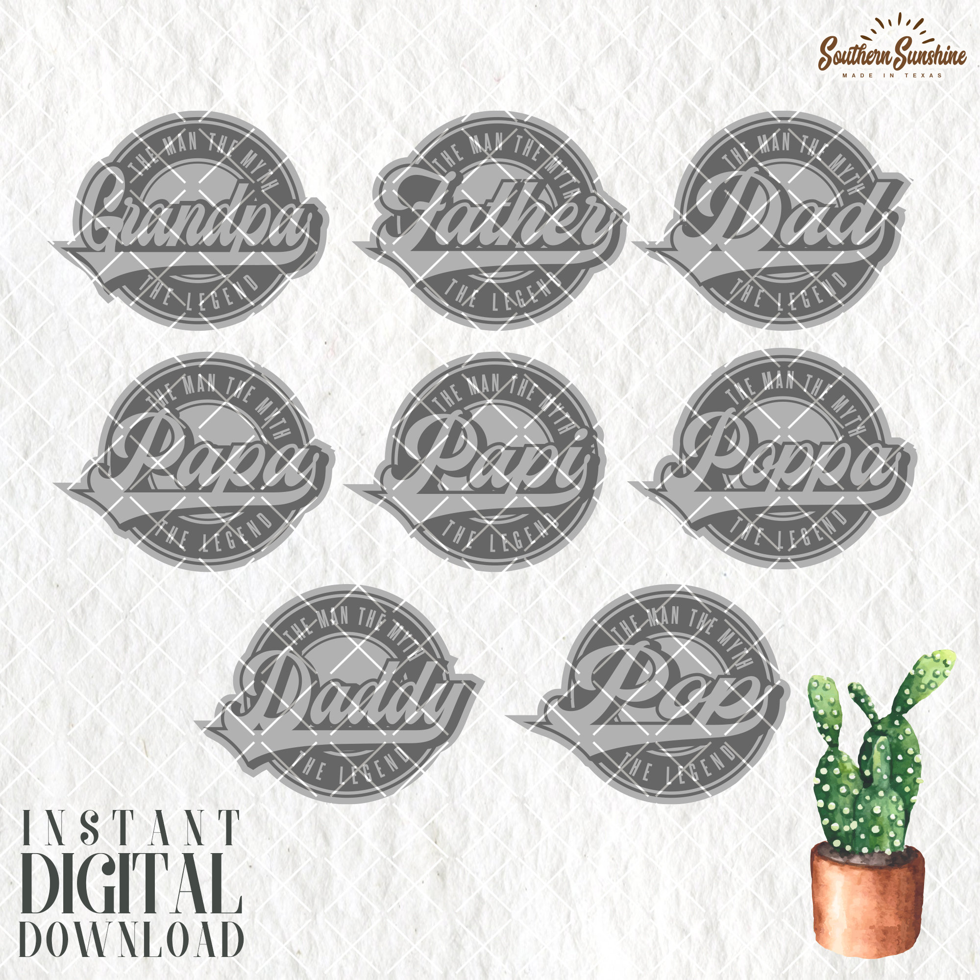 8 Fathers Day Patch SVG | Patch SVG | Fathers Day SVG | Father's Day ...