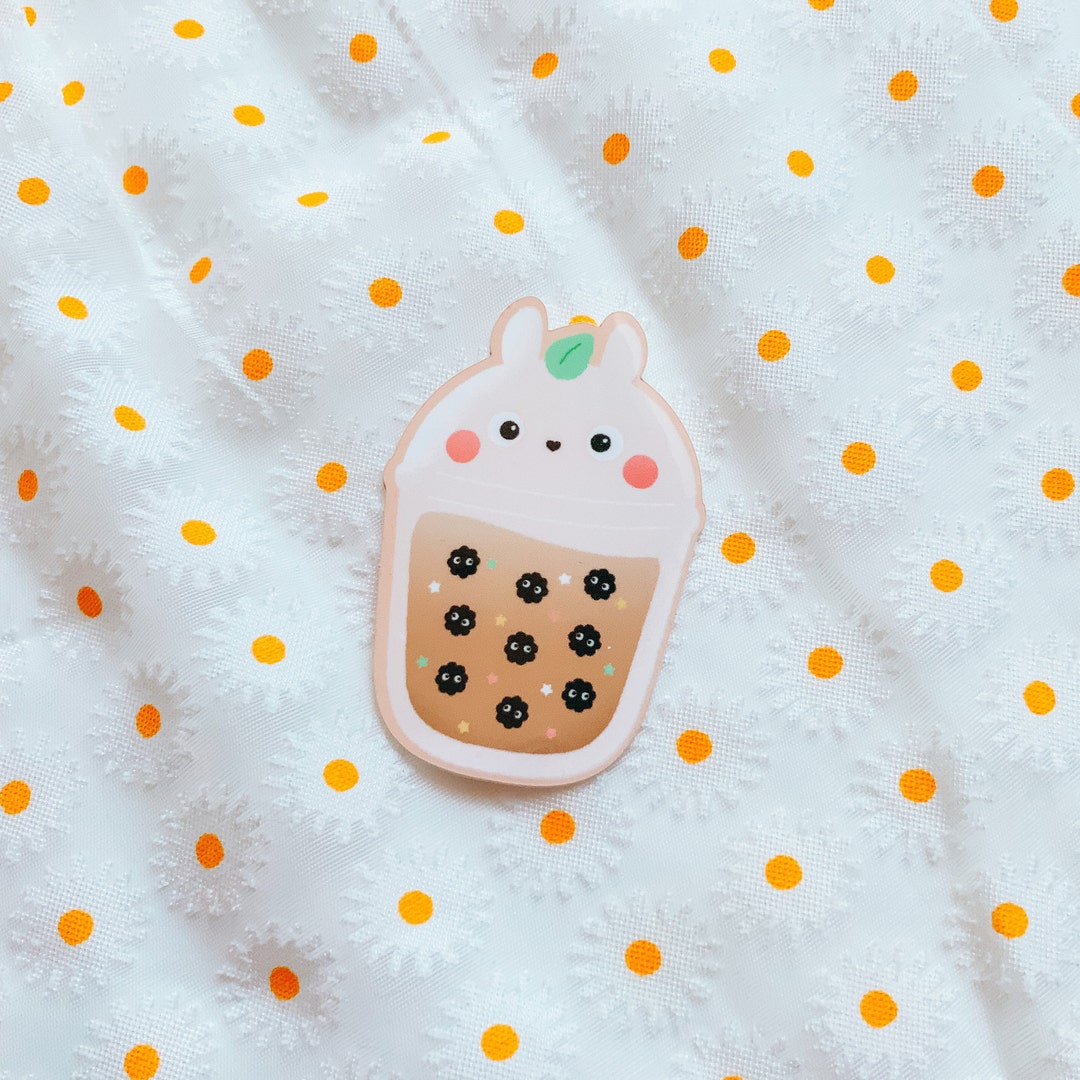 Cute Boba Sticker Soot Sprite Spirits Star Forest Vinyl Weatherproof ...