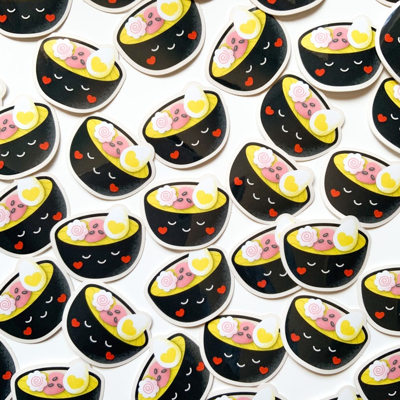 Ramen Sticker Vinyl Sticker Weatherproof Bullet Journal Cute - Etsy