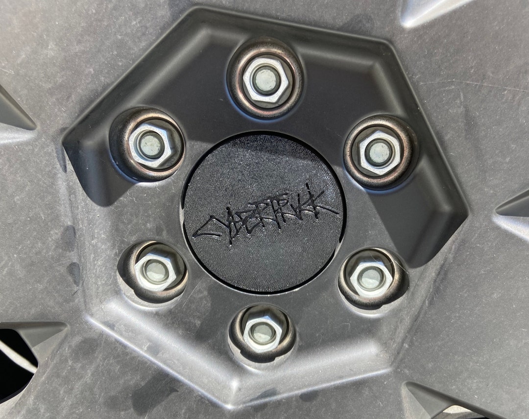 Tesla Cybertruck Wheel Center Cap Set of 4 | Tesla Cybertruck Centercap ...