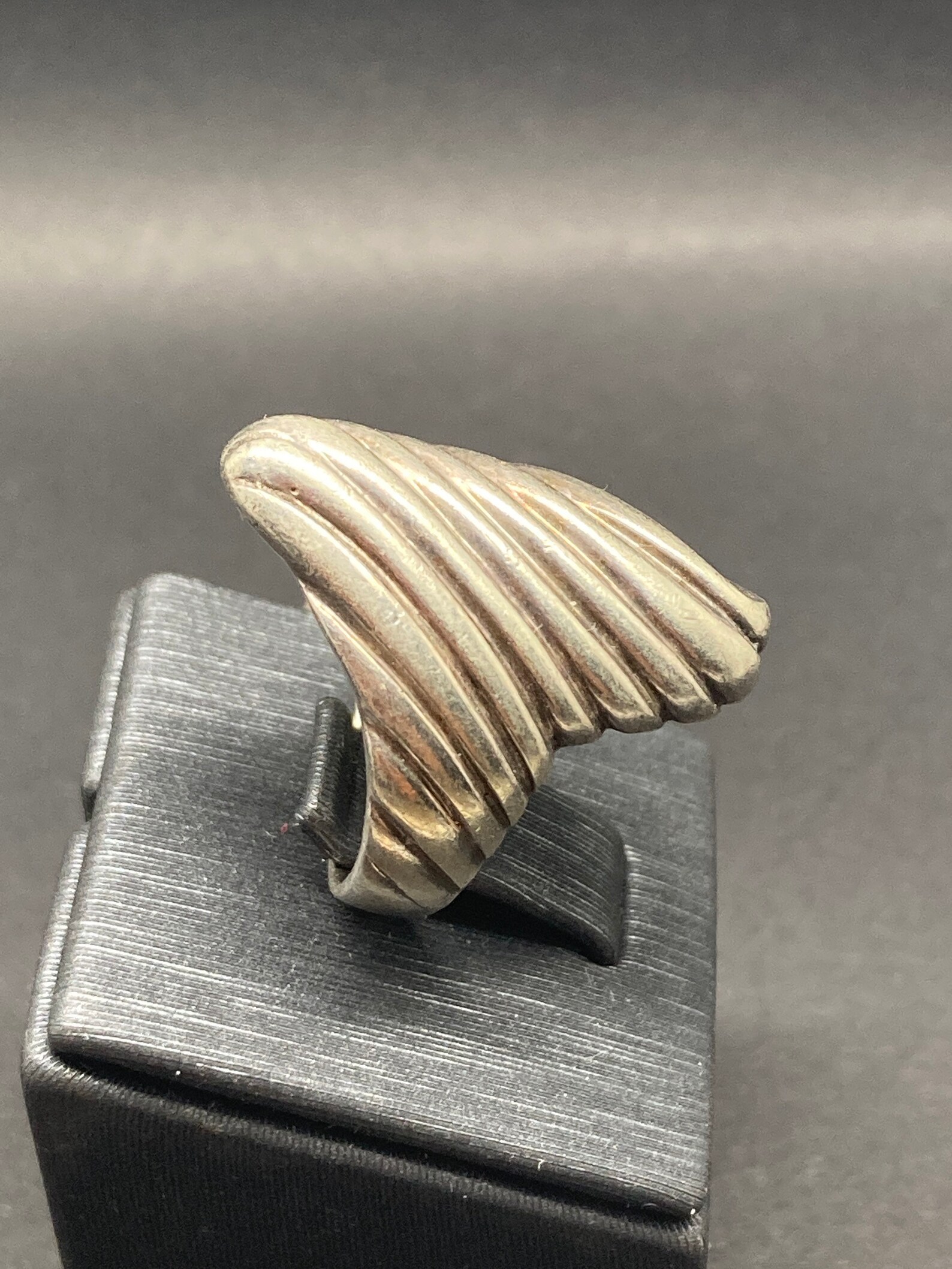 Vintage Sterling Silver Ring From Modernist Era Universal Size - Etsy