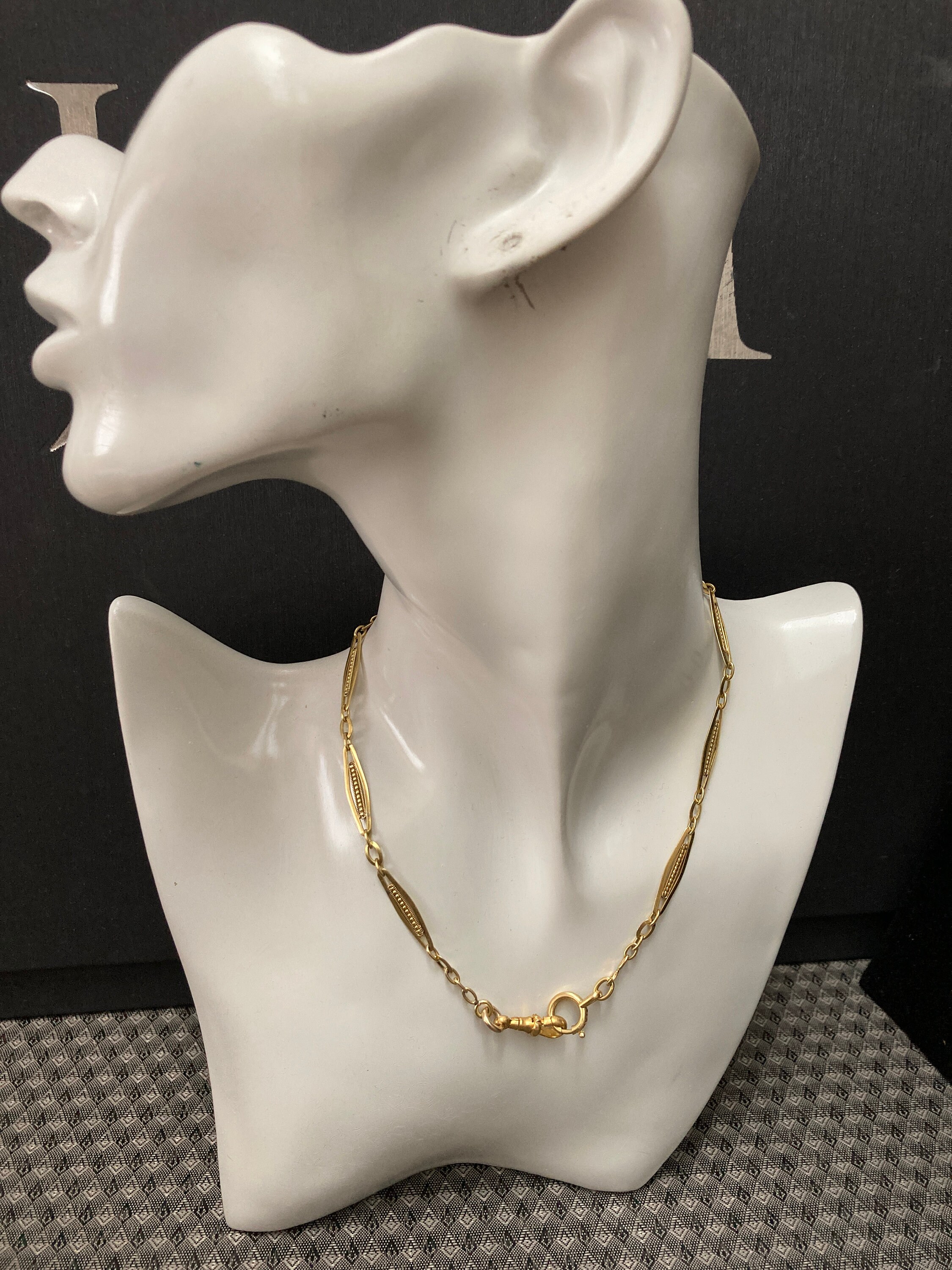 Antique/vintage Art-deco Rolled Gold Watch Chain 35 Cm - Etsy