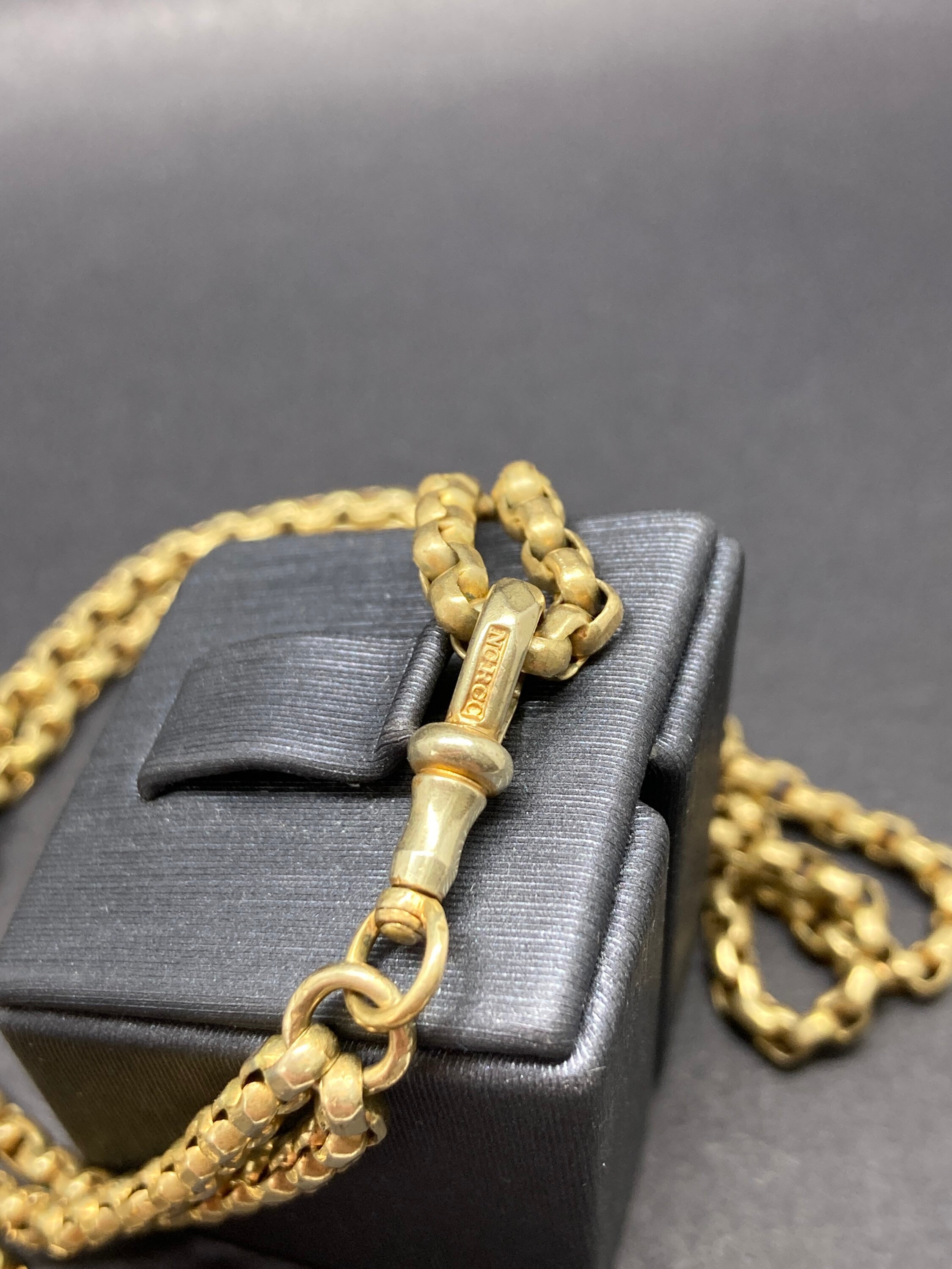 Antique Victorian Era Guard Chain Necklace - Etsy